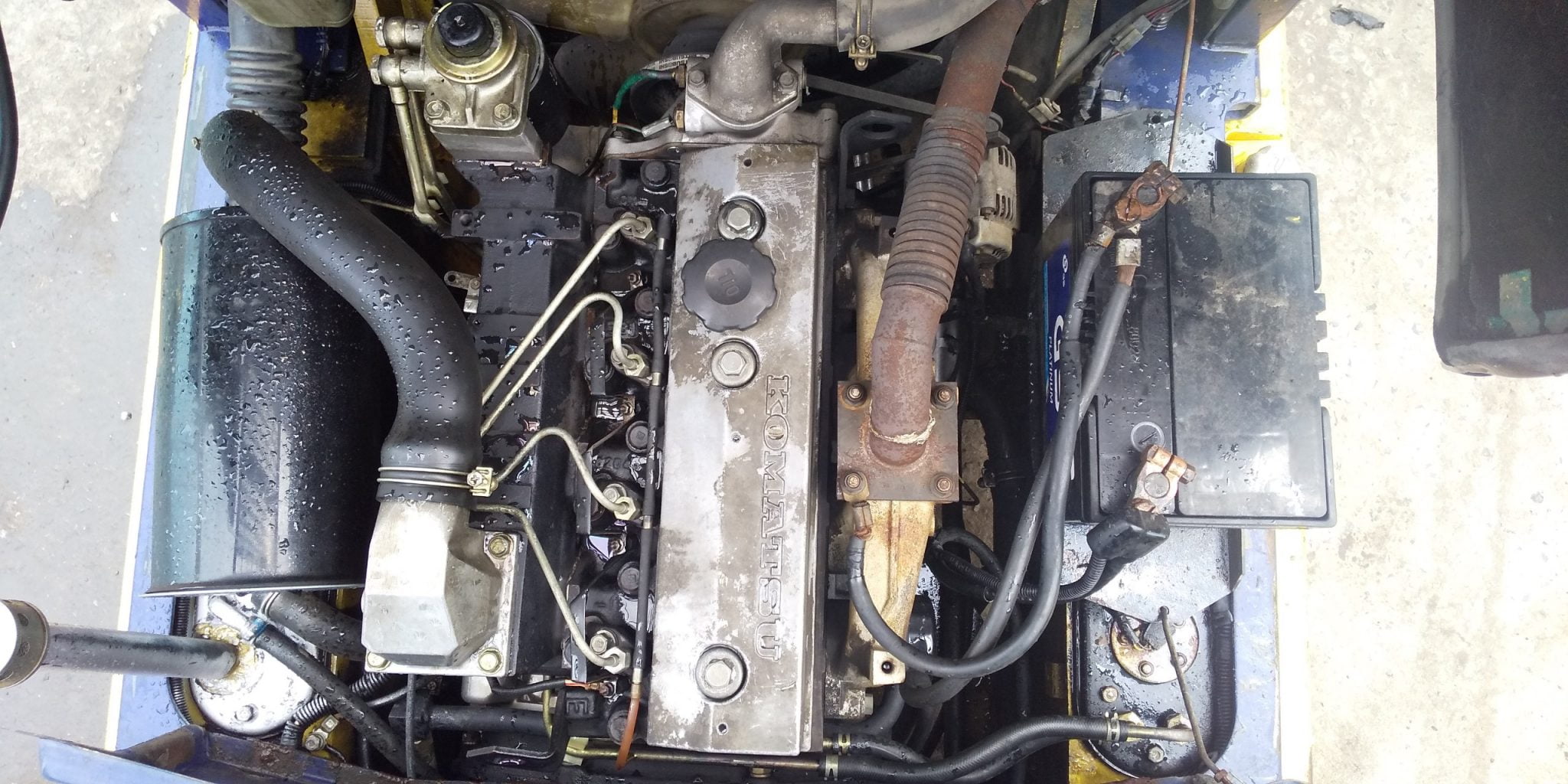 Xe nâng Komatsu máy dầu 3 tấn FD30-11 | Số sàn | 4 mét | Gật gù